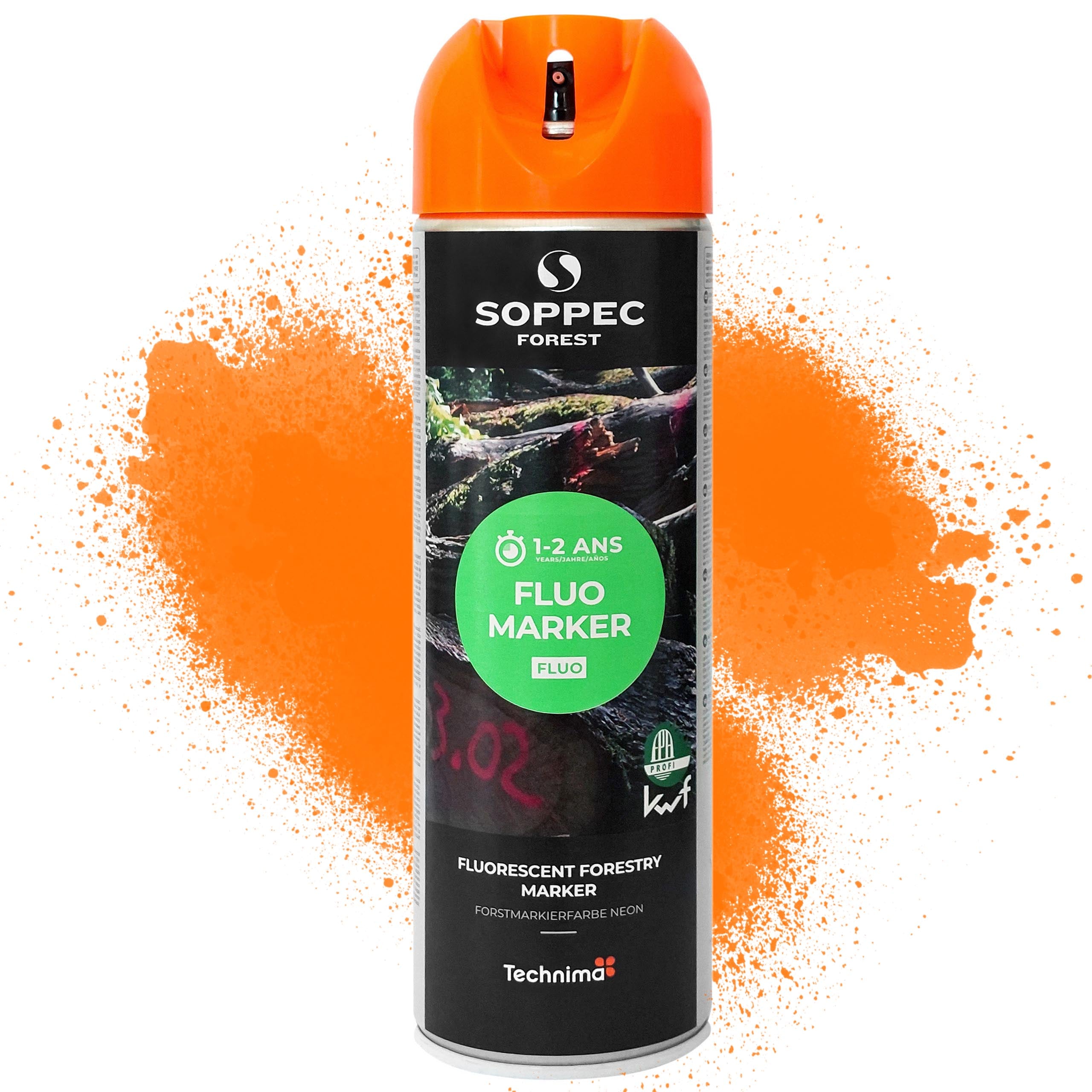 Farba do znakowania drzew Soppec FOREST FLUO MARKER pomarańczowa ...